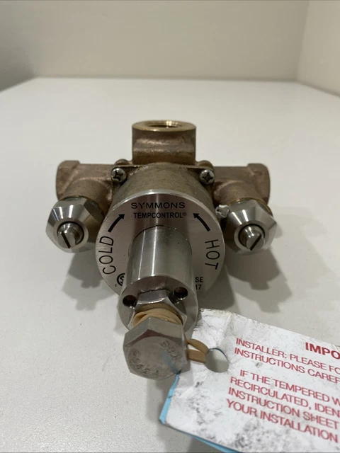 SYMMONS TEMPCONTROL THERMOSTATIC Mixing Valve 7-200 $1,115.99 - PicClick CA