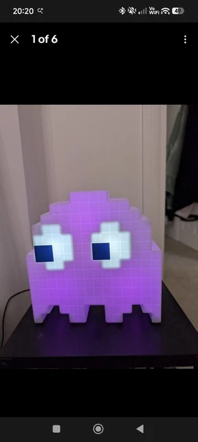 PAC MAN GHOST Light - Nightlight Mood Lamp - USB Powdered £10.00 ...