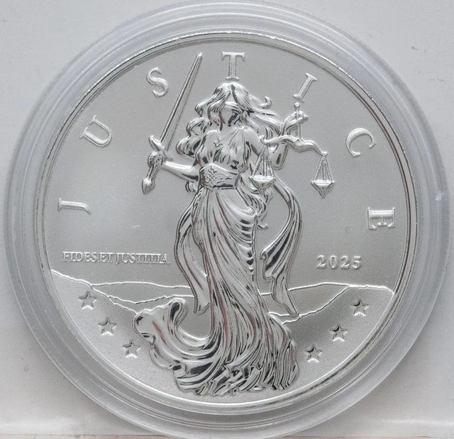NIUE 1 DOLLAR 2025 Lady Justice - BU - 1 oz. Silber EUR 53,25 - PicClick DE