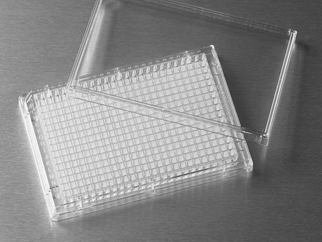 3702 CORNING® 384-WELL Clear Flat Bottom Polystyrene Not Treated ...