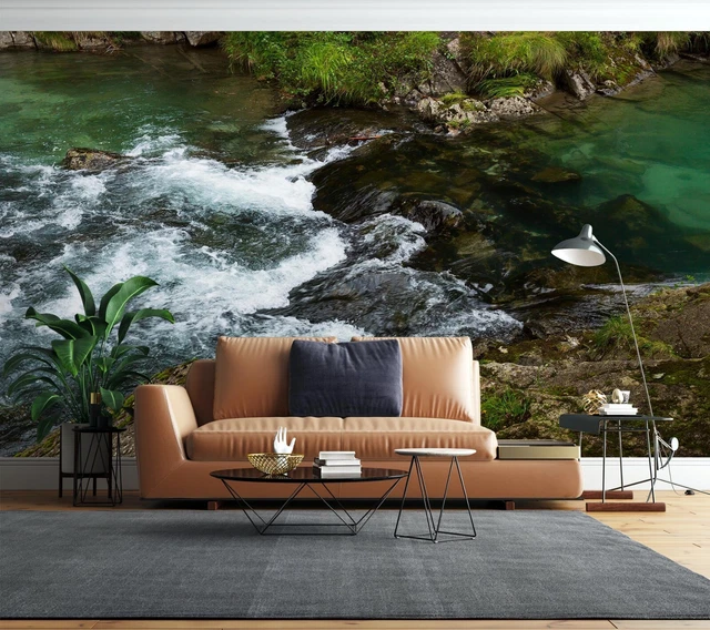 3D STONE WAVES E642 Wallpaper Mural Paper Wall Print Indoor Murals CA Honey $34.99 - PicClick CA