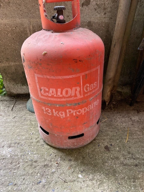 CALOR GAS CANISTERS x1 red propane 13kg empty £5.00 - PicClick UK