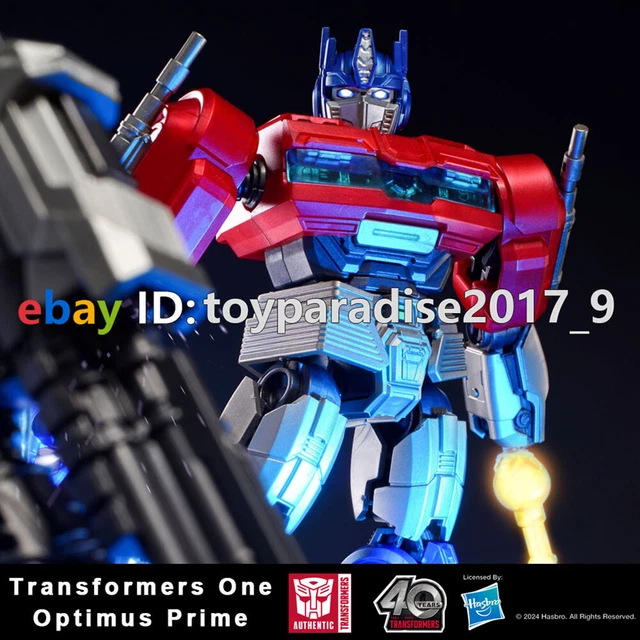 BLOKEE TRANSFORMERS ONE Optimus Prime Action Figure Model Kit Base ...