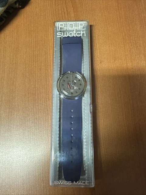 1990 MONTRE POP Swatch Squelette Swiss Made Vintage Avec Boîte Origine ...