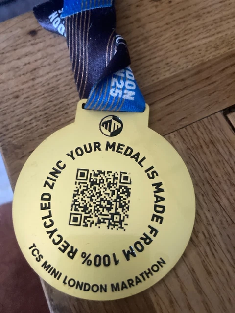 LONDON MINI MARATHON 2025 Finishers medal £21.48 - PicClick UK