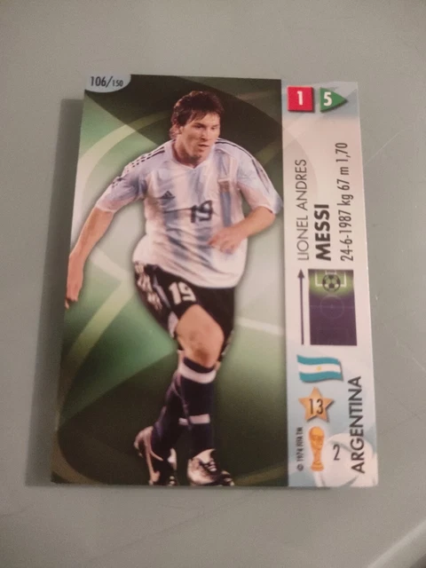 RARE LIONEL MESSI Rookie New Mint Card Panini Foot Goaaal! 2006 World ...
