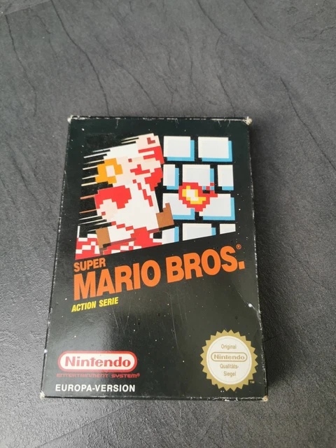 SUPER MARIO BROS 1 Nintendo Nes System gioco IMBALLO ORIGINALE PAL B ...