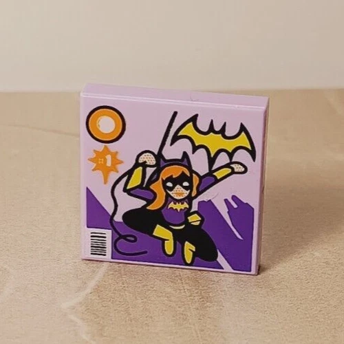 NEW LEGO BAT GIRL Magazine Tween Newspaper Comic Bat Woman Bar Code Bat ...