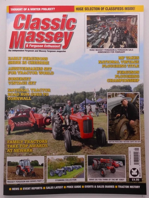 CLASSIC MASSEY & Ferguson magazine Jan/Feb 2026 Ferguson ploughing ...