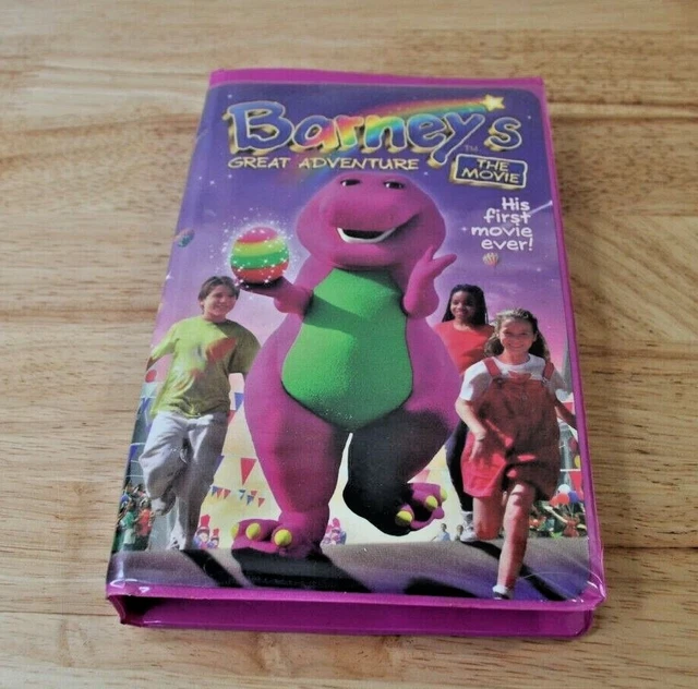BARNEYS GREAT ADVENTURE The Movie VHS Tape-His First Movie Ever! *Used ...