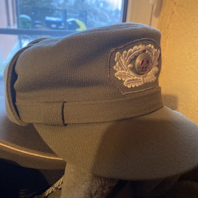 DDR NVA GRENZ Truppen Winter Feld Uniform Mütze HerbstMantel m52 EUR 50 ...