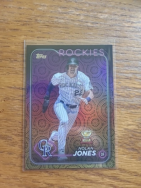COUPE RECRUE PARALLÈLE Nolan Jones 2024 TOPPS SERIES 2 #374 ROCKIES EUR ...