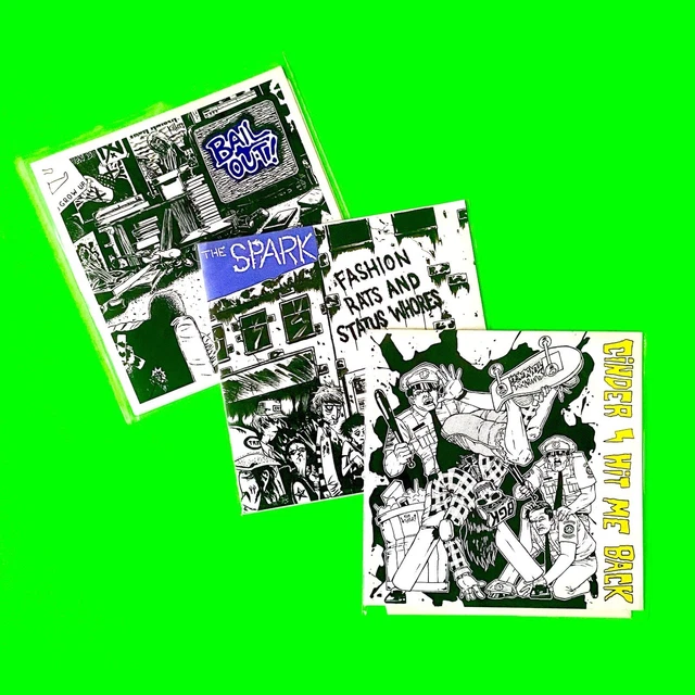 RARE 🔥 HARDCORE / Punk 🔥 BUNDLE 🔥 The Spark 🔥 Thrash HC 7”s🎄 CHRISTMAS ...