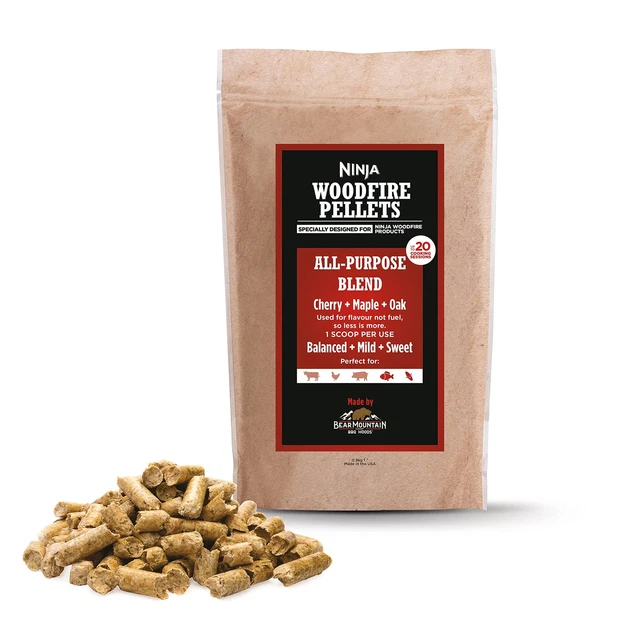 NINJA WOODFIRE PELLETS, All-Purpose Blend, 900g ALL WoodFire Outdoor ...