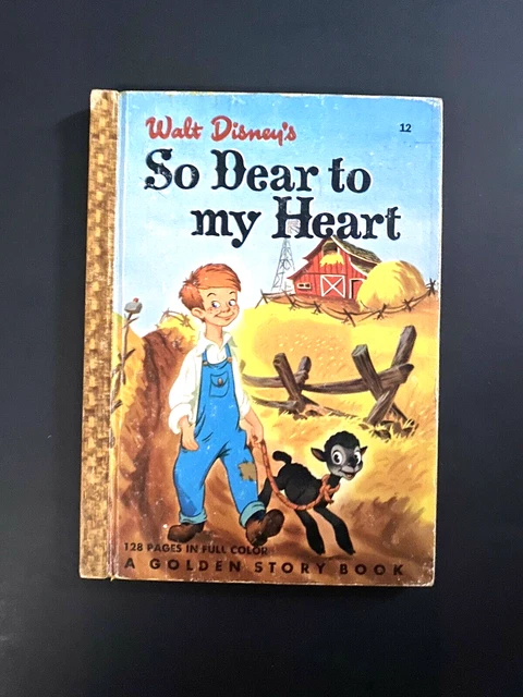 A GOLDEN STORY Book, Walt Disney's So Dear to my Heart, vintage £23.50 ...