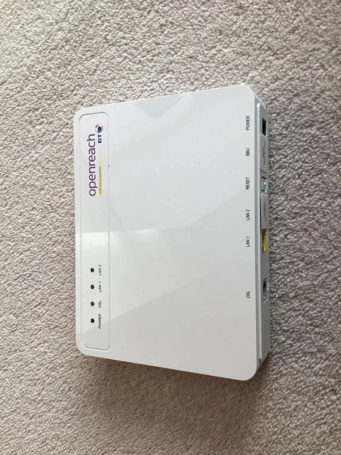 BT OPENREACH FIBRE VDSL2 Modem - ECI Telecom - NGA ECI-CPE-MODEMS TYPE ...