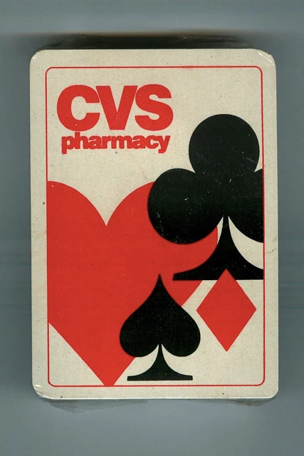 VINTAGE 1990S CVS PHARMACY Deck of Playing Cards! NEW & Sealed ...