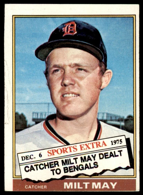 1976 TOPPS MILT Échangé Mai. Detroit Tigers #532T EUR 3,00 - PicClick FR