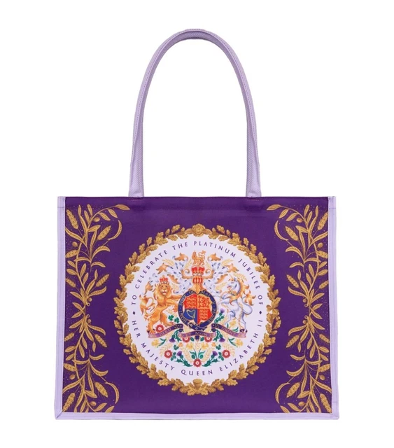 ROYAL COLLECTION TRUST Queen Elizabeth II Platinum Jubilee Tote Bag ...