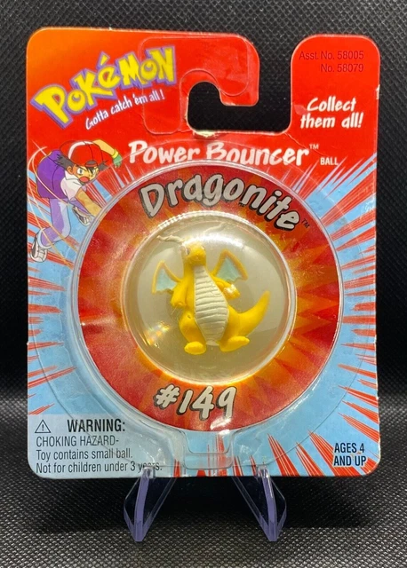 VINTAGE 1998 HASBRO Pokemon Power Bouncer Dragonite #149 NEW SEALED $30 ...