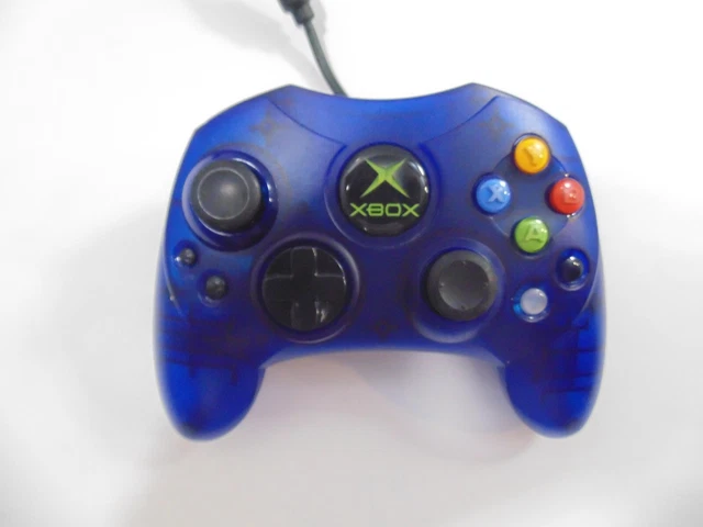 ORIGINAL MICROSOFT XBOX Controller S Wired (Blue) Official OEM £22.85 ...