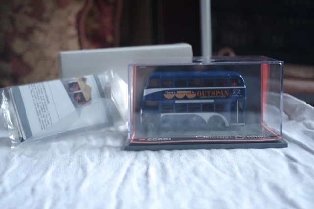 CORGI ORIGINAL OMNIBUS Model Vintage Bus Typhoo Tea Outspan Oranges ...