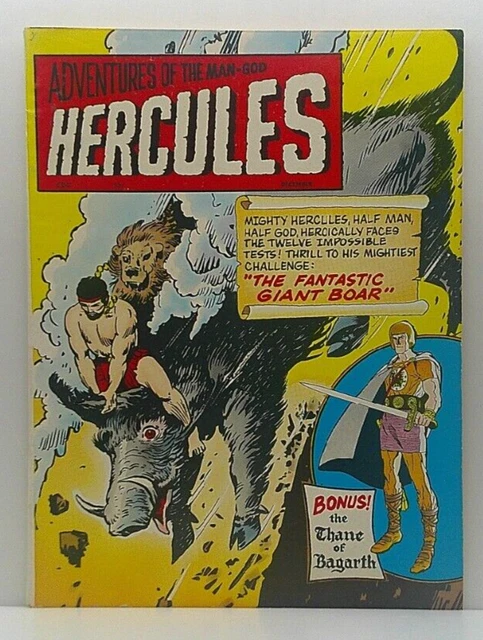 ADVENTURES OF THE Man God Hercules Vol 1 #8 1968 Comic Magazine Jim ...