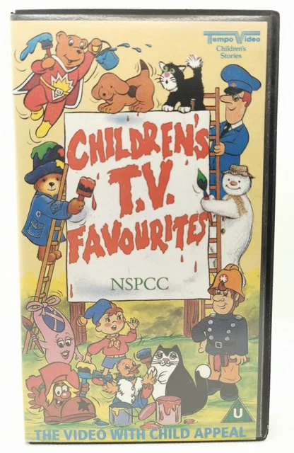 NSPCC VOL. 1 - Children's TV Favourites VHS Video Tape Cassette Vintage ...