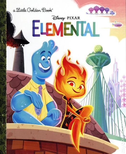 DISNEY/PIXAR ELEMENTAL HC A Little Golden Book #1-1ST comme neuf 2023 ...