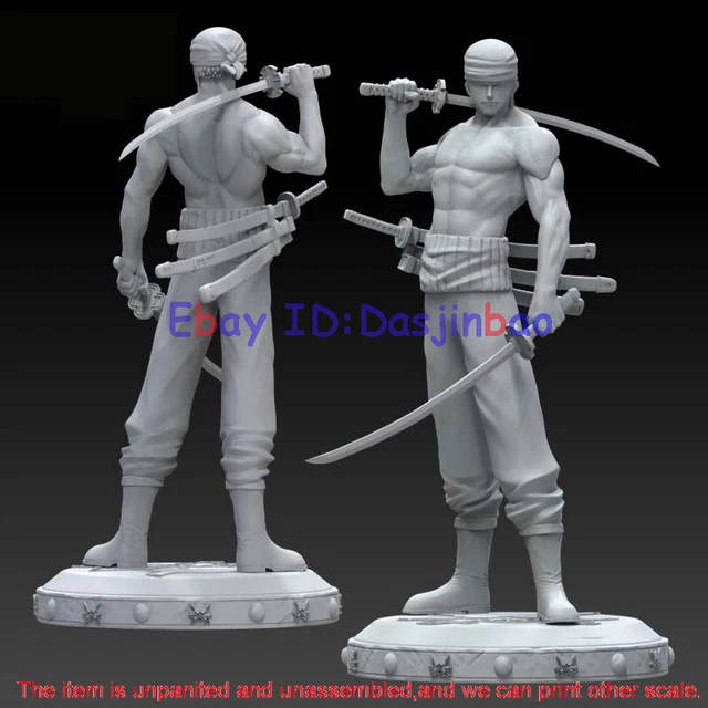 RORONOA ZORO ONE Piece 1/10 Figure 3D Print Model Kit Unpainted ...