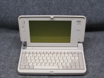 VINTAGE TANDY 1100 FD Laptop Computer Desk Mate 25-3530 *Parts Only* £ ...