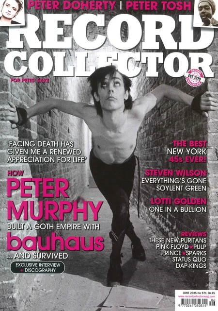 RECORD COLLECTOR REVUE Peter Murphy, Bauhaus, Steven Wilson, Musique, Juin 2025 EUR 25,43 ...