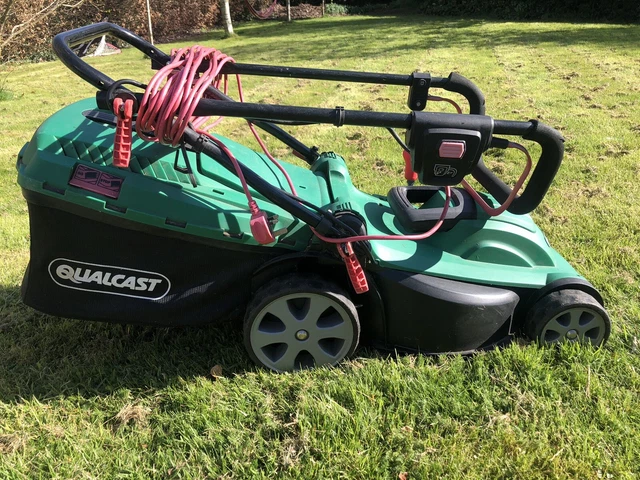 QUALCAST LAWNMOWER 1600W M2EB1637M Electric Rotary Mower 37cm Used ...