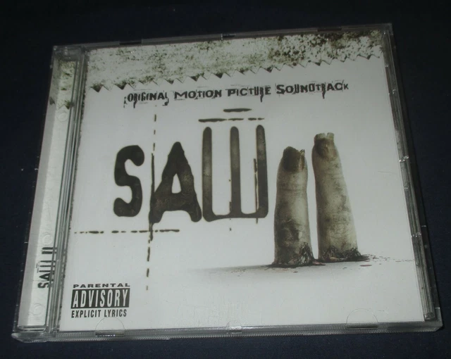 SAW II ORIGINAL Motion Picture Soundtrack (cd, 2004, Various Artists ...