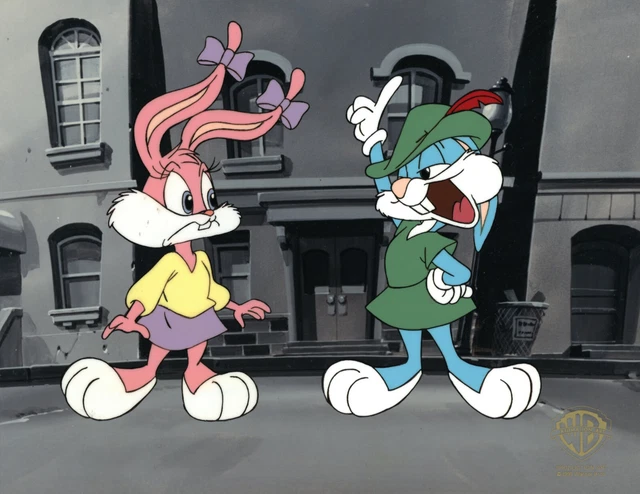 Tiny Toons Adventures Original Prod Celdrawing Babsbuster Bunny Two 0829