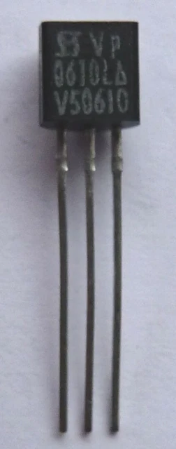 VP0610L P-KANAL MOSFET Transistor 60V (D-S) (veraltet) EUR 3,65 ...