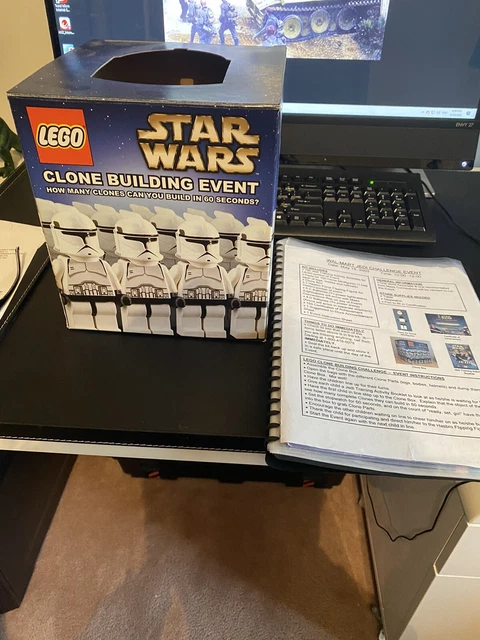 LEGO CLONE BUILDING Event Box Lego Star Wars Walmart Jedi Challenge ...