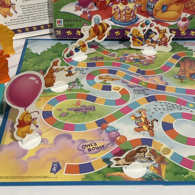CANDY LAND DISNEY Winnie The Pooh 100 Acre Wood Edition Board Game ...