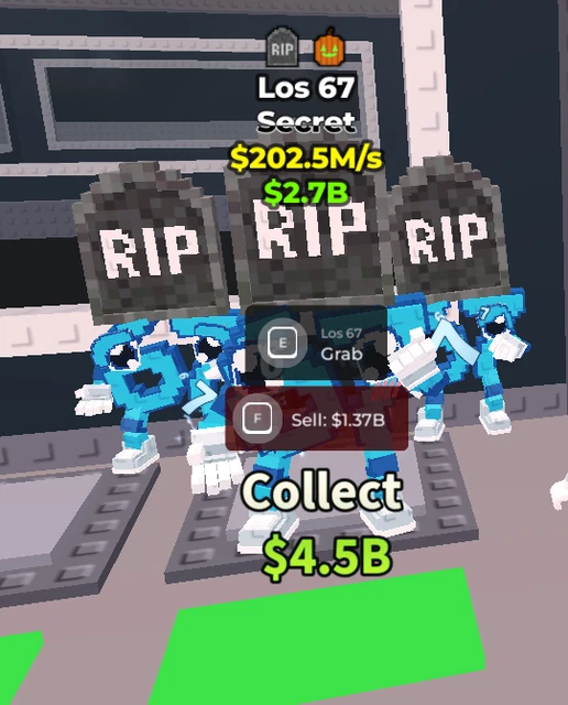 LOS 67 $202.5M/S 🔥Steal A Brainrot | SAB |🔥 SECRET | RARE | £18.23 ...