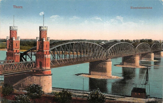 THORN PONT DE Chemin De Fer Carte Postale AK 1918 EUR 9,59 - PicClick FR