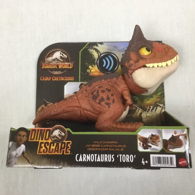 Jurassic World Wild Chompin Carnotaurus Toro Dinosaur Figure Camp 9598