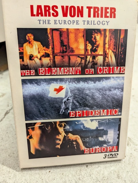 DVD LARS VON Trier - The Europe Trilogy : Element of Crime + Epidemic + Europa EUR 22,00 ...