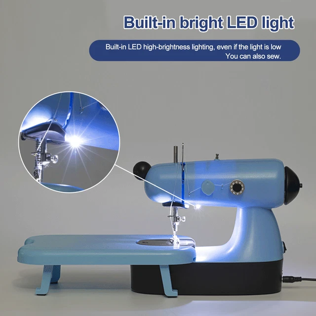EASY OPERATE SEWING Machine Electric Mini with Led Light Expansion ...