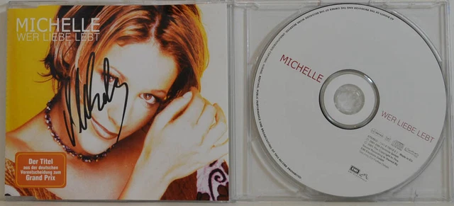ORIGINAL SIGNIERT - Michelle - Wer Liebe Lebt - Cd (W123) EUR 29,99 ...