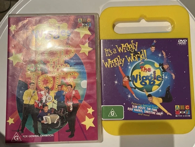 THE WIGGLES IT'S a Wiggly Wiggly World & Top Of The Tots DVD’s ...