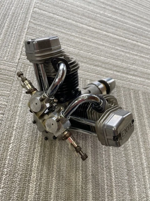 ENYA VT240 V-TWIN 4 Cycle Engine RC Model Used Compact Design High ...