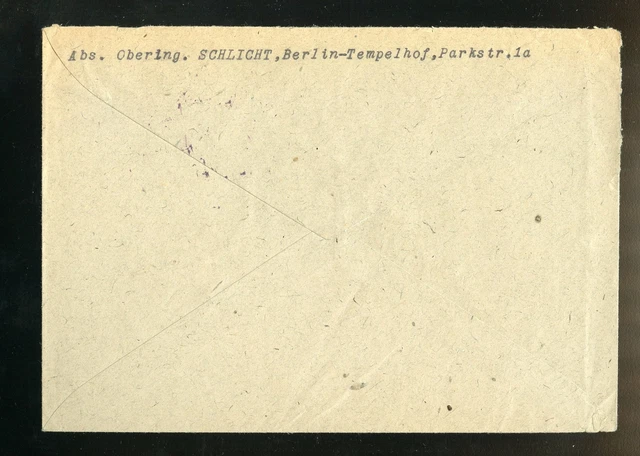 SBZ NO. 5AA (2) letter purple stamp Berlin-Tempelhof 1946!!! (959696 ...