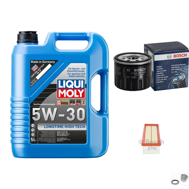 BOSCH INSPECTION SET 5L liquide Moly Longtime High Tech 5W-30 pour ...