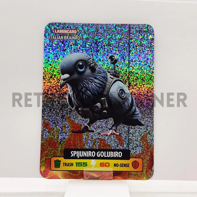 LAMINCARD ITALIAN BRAINROT DIRAMIX Cards 2025 - HOLO 158 Spijuniro ...