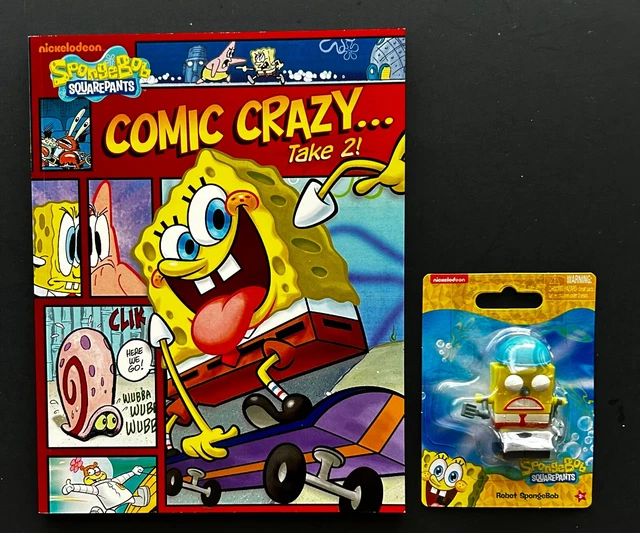 SPONGEBOB SQUAREPANTS COMIC Crazy Nickelodeon (Lot of 2) £8.64 ...